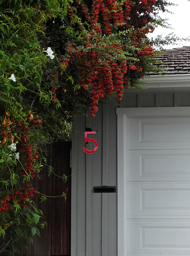 Choosing A New House Number For A Modern Slash Traditional Slash ...